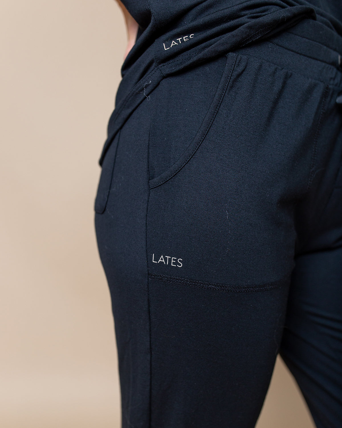 JAM PANTS SET | Black Short Sleeve – Lates By Kate